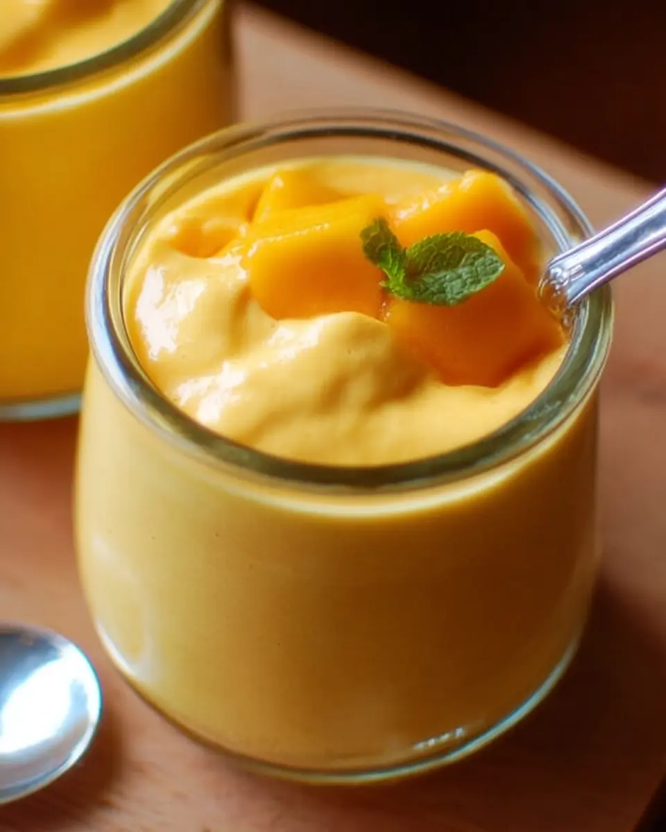 mango mousse