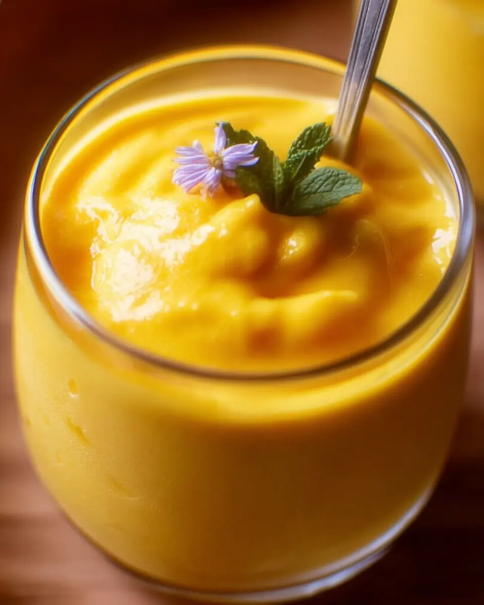 mango mousse